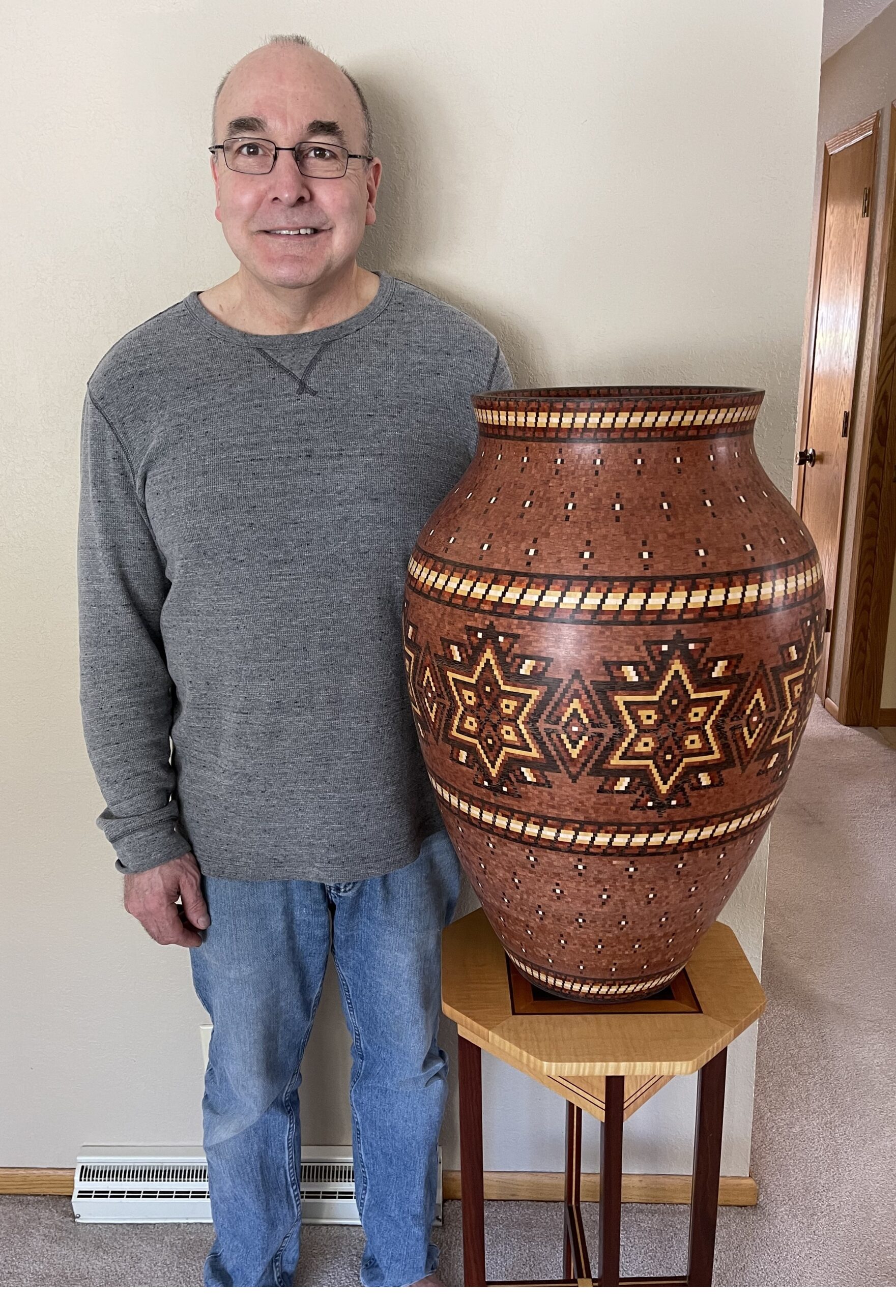 Big Vase - Segmented Woodturning